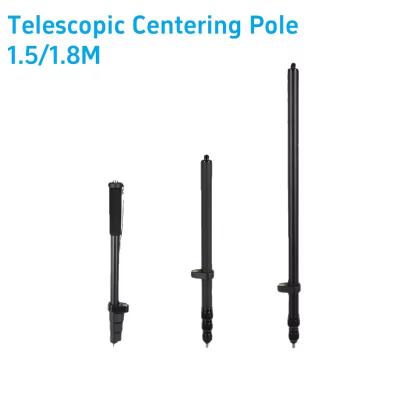 China 1.5M 1.8M Telescopic Centering Pole Portable RTK GPS Surveying Rod Aluminum Alloy Light Weight 1PCS for sale