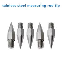 China 33mm Measuring Prism Rod and 5 Pieces of M10 Steel Alloy End Cap with 9.7mm Diameter for sale