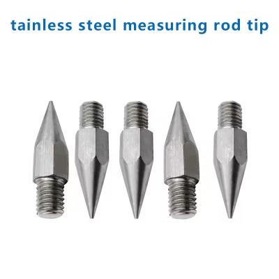 China 33mm Measuring Prism Rod and 5 Pieces of M10 Steel Alloy End Cap with 9.7mm Diameter for sale
