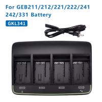 China Four Slots Car Charger GKL341 For Lithium Battery Model GEB242/241/211/212/221/222 1PCS for sale