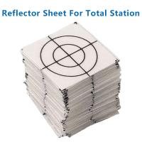 China 100Pcs Size 20/30/40/50/60MM Reflector Sheet For LeicCa Total Station Survey Geography White Target Sheet Reflective Sticker for sale