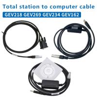 China GEV234 GEV269 GEV218 GEV162 Transmission Data Cable for Lei-ca GPS GNSS Digital Electronic Level Total Station TMTS 8pin+USB for sale