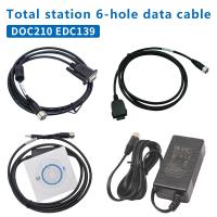 China DOC210 EDC139 Data Cable for TOPCON SOKKIA Total Stations ES/OS/PS To PC (Win11) 6 Hole for sale