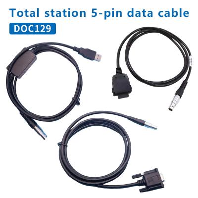 China DOC129 Data Cable for TOPCON SOKKIA Total Stations ES/OS/PS To PC (win11) 5 Pin for sale