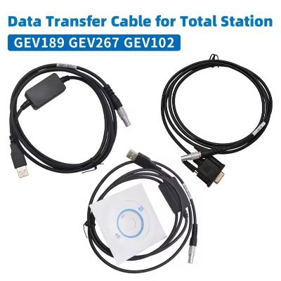 China GEV189 GEV267 GEV102 Data Transfer Cable for Leicaa Total Station 5 Pin USB to Computer for sale
