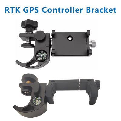 China Mount Bracket Tablet Phone Data Collector Pole Clamp Holder for GPS GNSS Surveying for sale