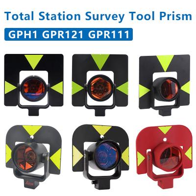 China GPR111 GPH1 GPR121 Single Prism For LeicCa Total Stations Prism Surveying Instrument Offset 0mm Constant With Soft Bag for sale