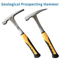China Professional Claw Hammer High Carbon Steel Geological Hammer Integrated Forging Multifunctional Hardware Tool for Carpenter for sale