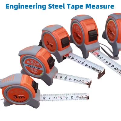 China 5 PCS Steel Core Coated with Nylon Film Washable Non-rusting Wear-resistant Tape 3m 5m 7.5m 10m Engineering Steel Tape Measure for sale