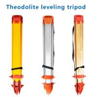 China Wooden Tripod Aluminum Alloy Solid Levelling Station Theodolite Surveying Bracket for sale