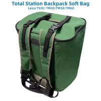 China Green Color Soft Kit Backpack Handbag For Leica TS TM30 50 60Total Station Survey Bag for sale