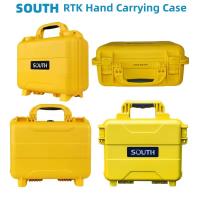 China New Yellow Plastic Hard Case for Surveying Instrument SOUTH RTK Hand Carrying Case Instrument Box for sale