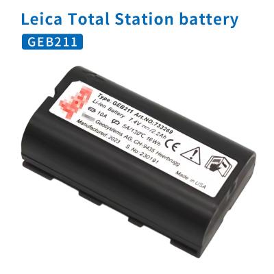 China Leica Battery GEB211 Compatible with Leic TS02/06/09 TPS1200 Series Total Station GPS1230 GNSS - Brand new and High quality for sale