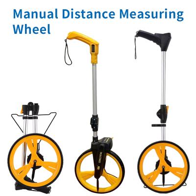 China Manual Distance Measurement Wheel Digital Display Electronic Road Measuring Mechanical Measurement Wheel Roller for sale