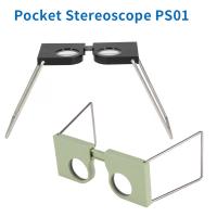 China Lens-type Pocket Stereoscope Viewer with Magnification 2X 4X for Surveying PS01 for sale