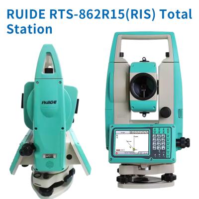China Ruide RTS-862R15 Total Station 2'' Accuracy 1500M Non-Prism Range for sale