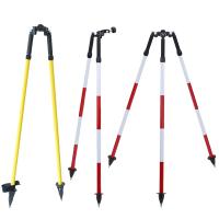 China Aluminum Prism Pole Bipod for GNSS RTK Surveying for sale