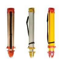 China Aluminium alloy solid wood tripod with spirit level, engineering surveying instrument, impact-resistant telescopic support for sale
