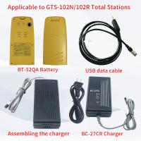 China Suitable for GTS-332N 330 and GPT-3002N Total Stations BT-52QA Battery BC-27CR Charger for sale