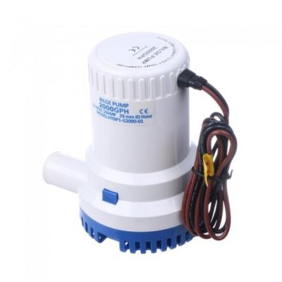 China 2000GPH 12V/24V DC Non-Automatic Marine Bilge Pump yacht Submersible Water Pumps for sale