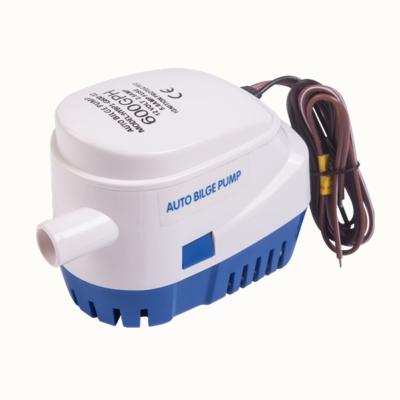 China Auto Bilge Pump 600/750/1100GPH DC 12/24V White Electric Water Pump For Aquario Submersible Seaplane Motor Houseboat for sale