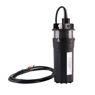 China Whalelfo Plastic 70M maximum lift 24 volt 6Lpm 4.0A Submersible Water Deep Well Pump For Irrigation In Uganda for sale