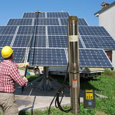 China Whaleflo Farmland Irrigation Stainless Steel Solar Pump 250W 5ton/Hour Solar DC Irrigation Water Pump Sand Resistant for sale