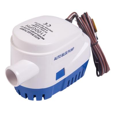 China Whaleflo 1100GPH 12V DC Marine Automatic Bilge Pump For Boat Head 5.0M Current 3.8A Outlet 29mm for sale