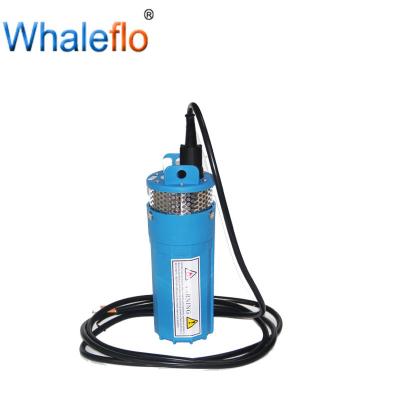 China Whalelfo blue plastic 105-110PSI 12v dc portable submersible deep well solar pump for irrigation for sale