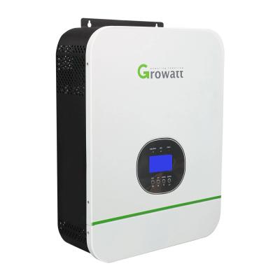 China Off-Grid Storage Inverters GROWATT SPF 3000TL LVM Pure Sine Wave Output Inverter For 120VAC Power Supply System for sale
