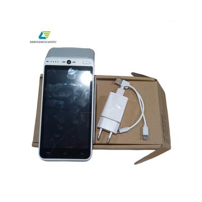 China 5.5inch Wifi Handheld Payment Machine POS Terminal Grey Colour for sale
