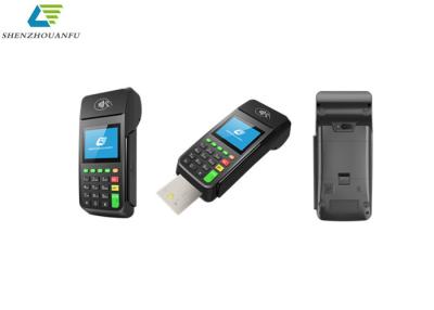 China Encryption Wireless POS Terminal Black Wireless Swiping Machine for sale