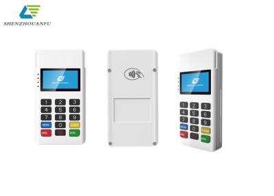 China White Mini POS Terminal Smart Mobile Payment Terminal ODM PCI Certificate for sale