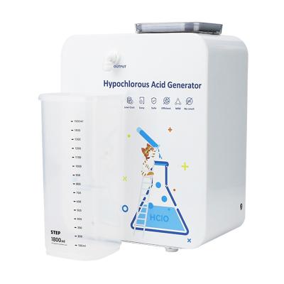 China 20L/H Hocl Generator Machine Hypochlorous Acid Generator For Home 400W for sale