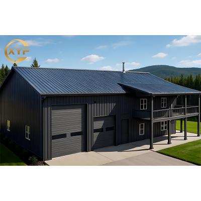 China Hot Selling Metal Frame Steel Structure Warehouse Workshop Hangar Building Without Middle Columns for sale