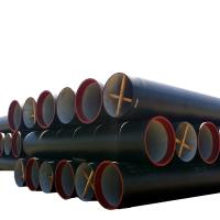 China Class K9 Ductile Iron Pipe ISO2531 EN545 EN598 Standard PN10 PN16 PN25 for sale