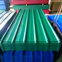 China SGCH Color Coated Corrugated Sheets PE Coated galvanised steel roofing sheets for sale
