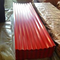 China Corrugated PPGI Roofing Sheet Color Coated Steel Prime Metal CGCC grade for sale