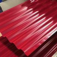 China Corrugated Color Coated Galvalume Roofing Sheet Pre Painted ASTM DIN JIS Standard for sale