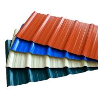 China 1000mm PPGI Color Coated Sheets Prepainted Galvanized Steel Corrugated For Construction for sale