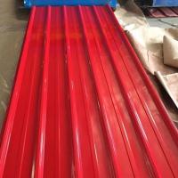 China Cold Rolled PPGI Roofing Sheet RAL Color Coated Corrugated Galvanized Steel Panels for sale