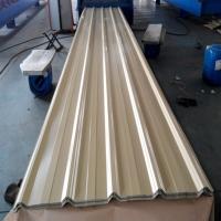 China Cold Rolled PPGI Roofing Sheet RAL Color Coated Corrugated Galvanized Steel Panels for sale