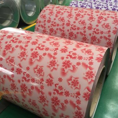 China DX51D SGCC Prepainted PPGI Steel Coil Galvanized Color Coated Steel Sheet Coil for sale
