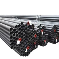 China Seamless Black CS ERW Pipe Non Alloy Carbon Q195 Q345 ST35 ST52 for sale