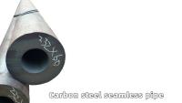 China Welded Round Black Mild Steel Pipe DIN 1.0425 cold drawn seamless carbon steel tube for sale