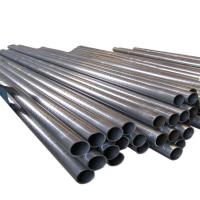 China Welded Round Black Mild Steel Pipe DIN 1.0425 cold drawn seamless carbon steel tube for sale