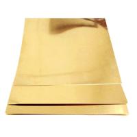 China Width 1500mm Copper Plate Sheet Gold Color ASTM DIN EN Standard for sale