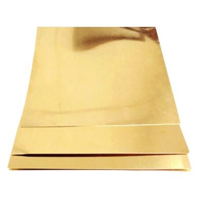 China Width 1500mm Copper Plate Sheet Gold Color ASTM DIN EN Standard for sale