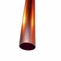 China ASTM C11000 Copper Pipe Tube Straight Type For Refrigerator for sale