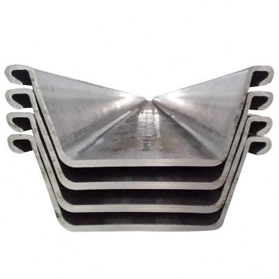 China Q235 Q275 Q345 U Type Sheet Pile Type 2 400x100x10.5mm For Construction for sale